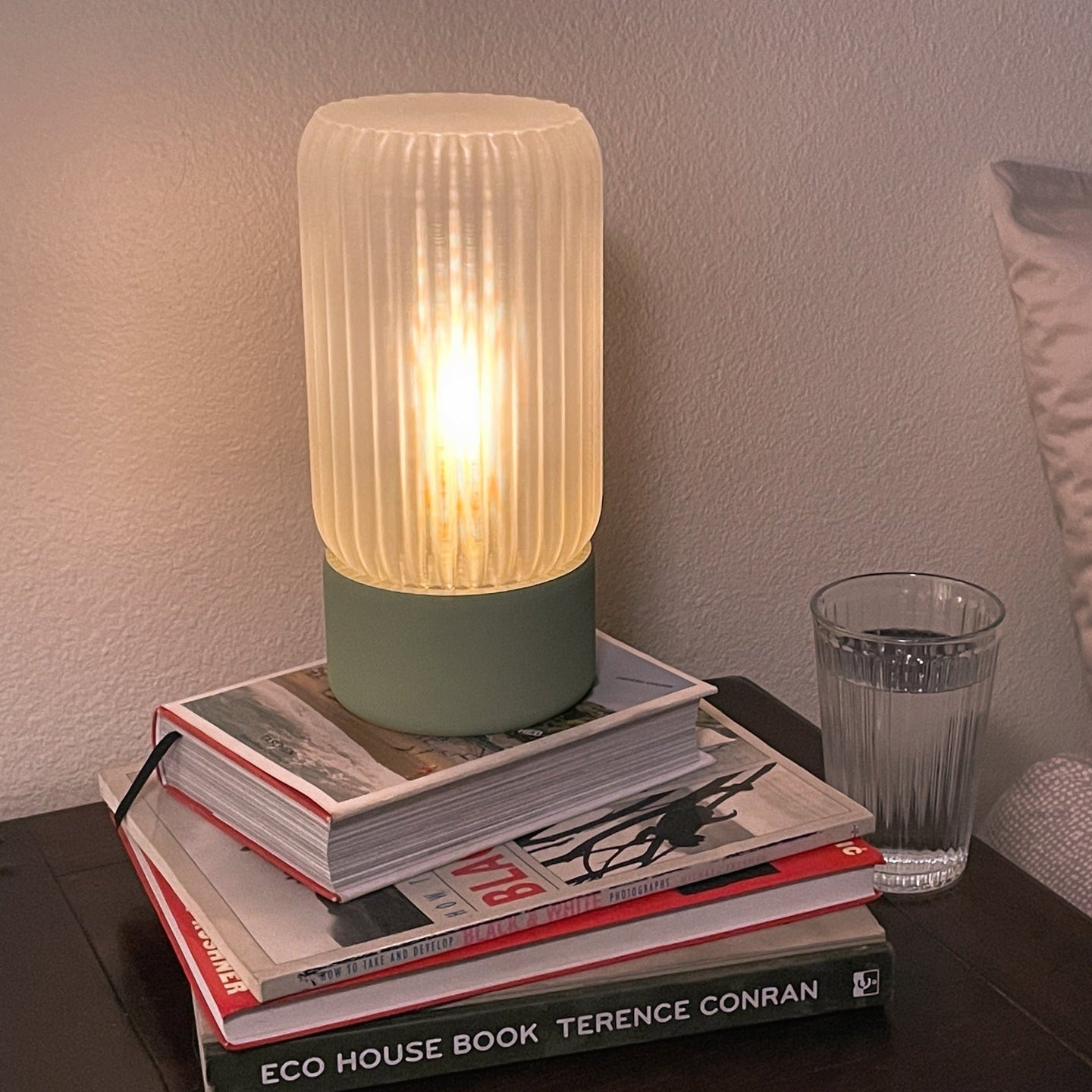 Frosted Barrel Table Lamp | Terra Labs